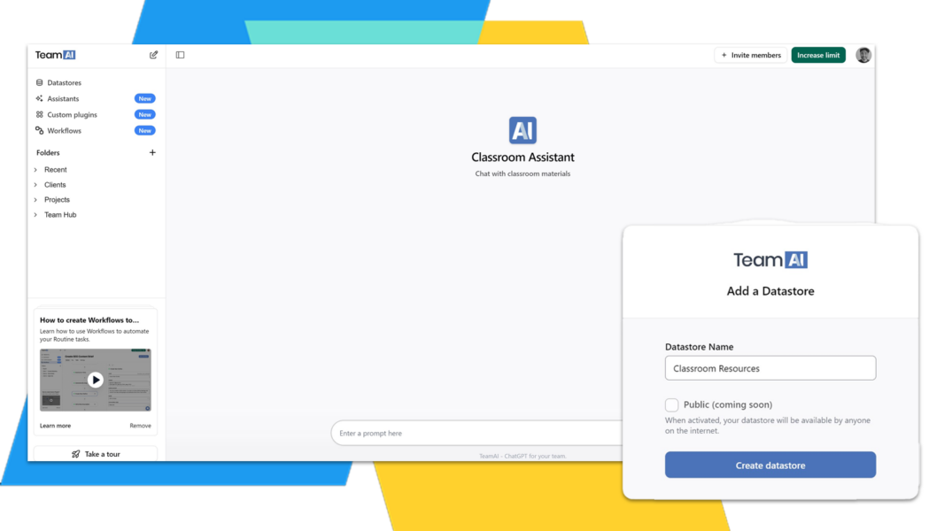 Shared AI Chat Platform for Schools | TeamAI