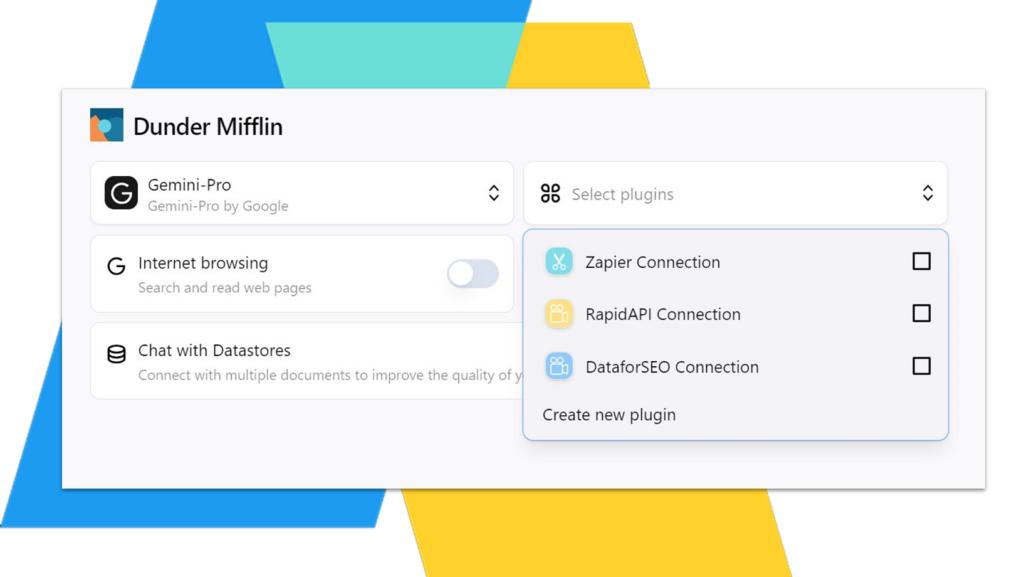 Custom Plugins for GPT-4 and Gemini Models | TeamAI