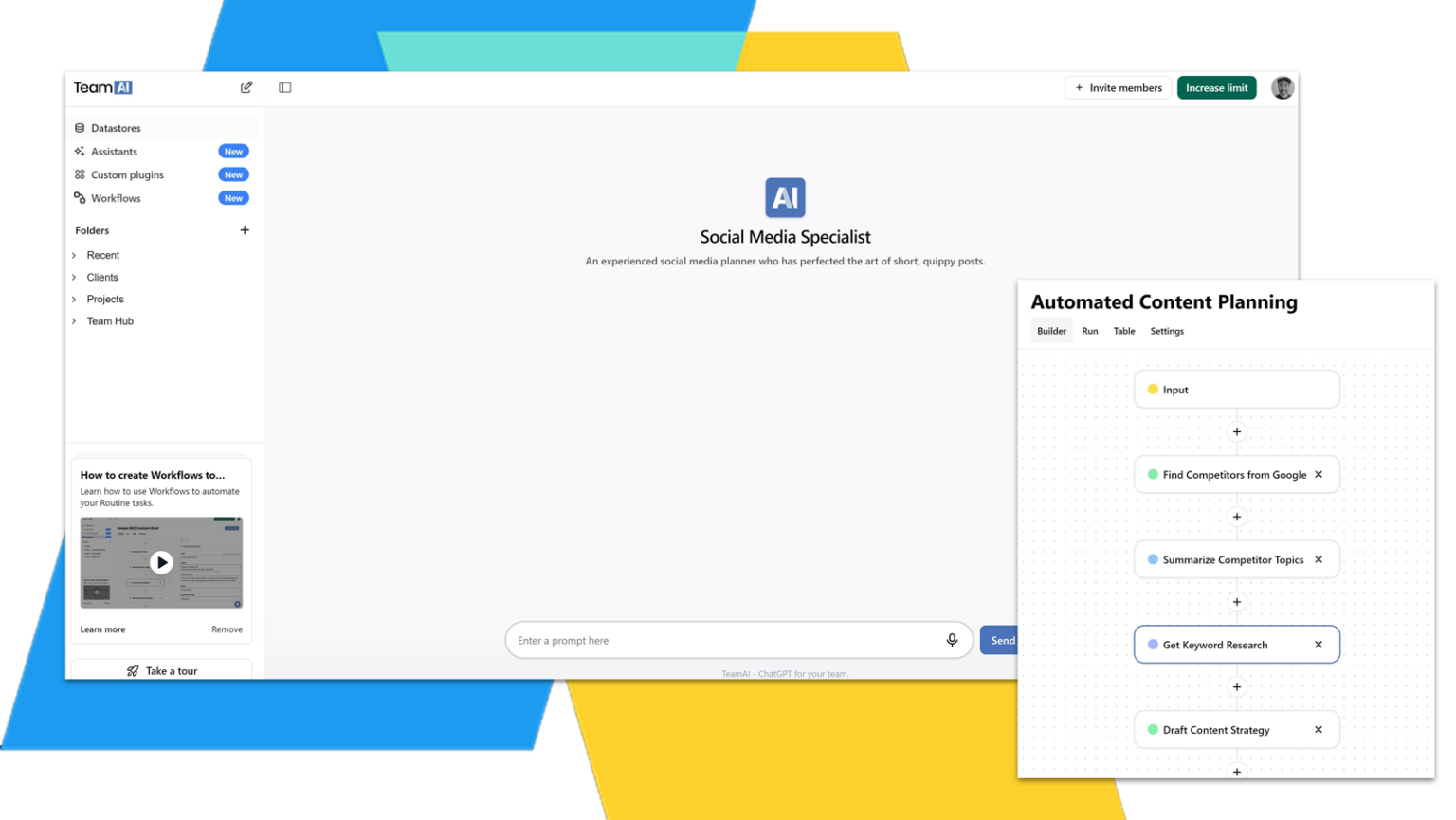 AI Marketing Agents & Custom AI Assistants | TeamAI