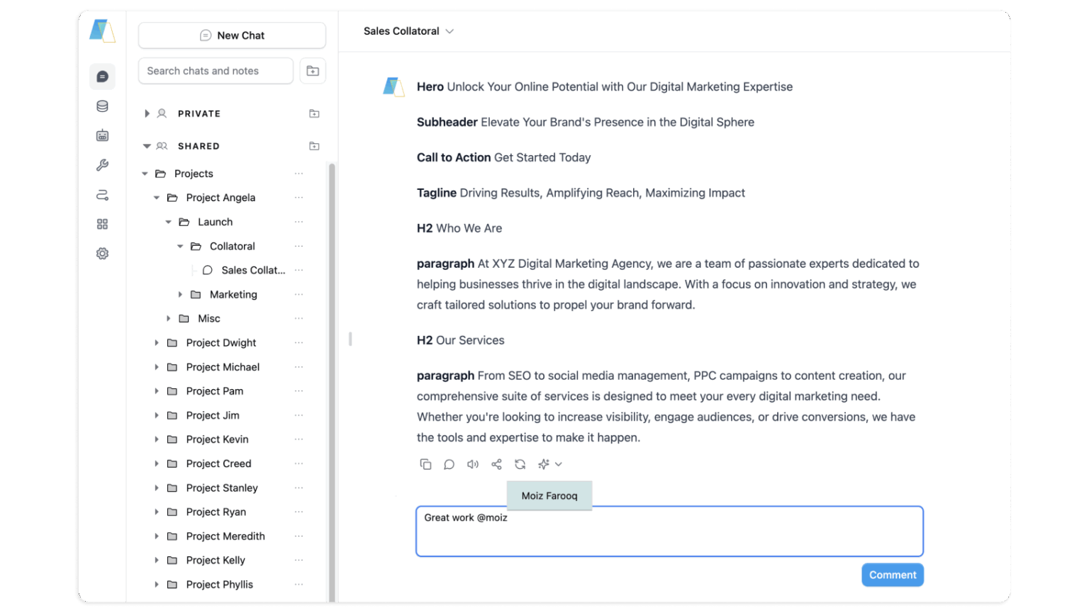 Collaborative AI Workspace for Teams | TeamAI Workspace
